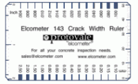 Elcometer 143 Crack Width Ruler - BAMR