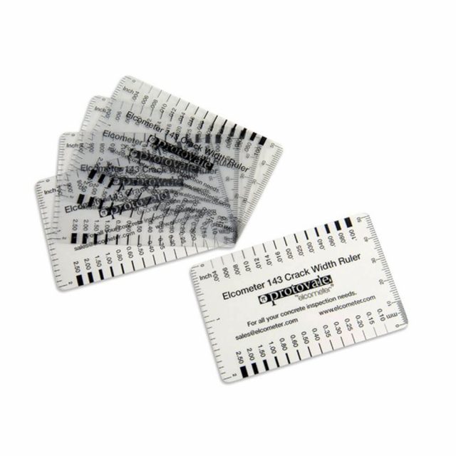 Elcometer 143 Crack Width Ruler - BAMR