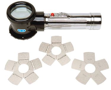 Elcometer 127 Keane-Tator Surface Comparators & Magnifier