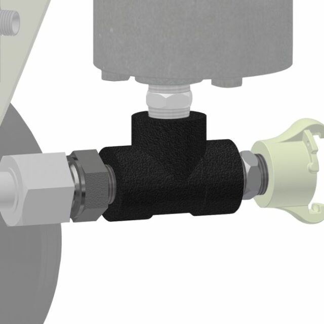 Mini Flat Valve Equal T - Media Valve Accessories